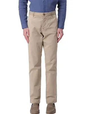 BLAUER. Stretch Cotton Chino Trousers - Beige