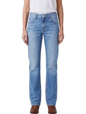HAIKURE Carly Straight Cotton Denim Jeans - Blue