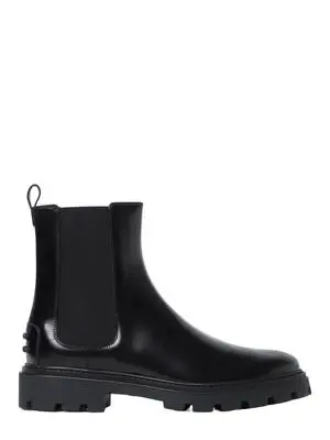 TOD'S Flat Ankle Boots - Black