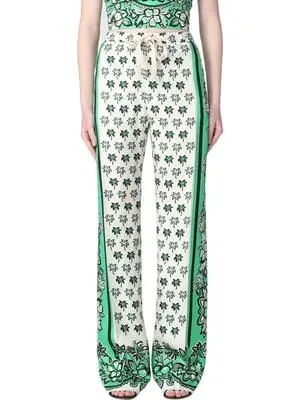 Red Valentino Wide Leg Trousers - Green