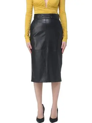 Elisabetta Franchi Midi Skirt - Black