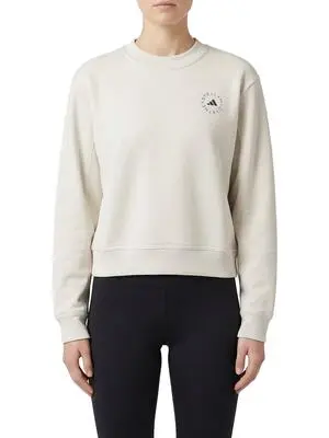 Adidas By Stella McCartney Crewneck Sweatshirt With Logo - Grey