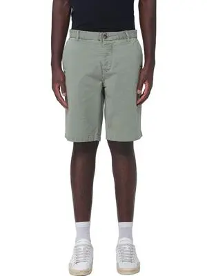 BLAUER. Stretch Cotton Chino Shorts - Olive