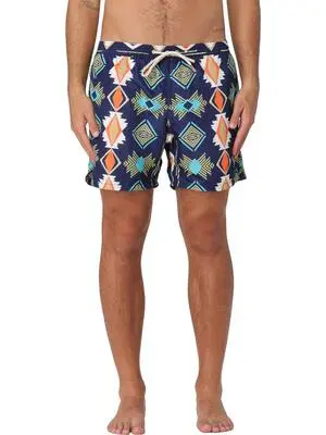 NOM Swimsuit With Leaf Print Blue 1