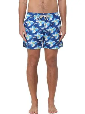 NOM Swimsuit With Leaf Print Blue