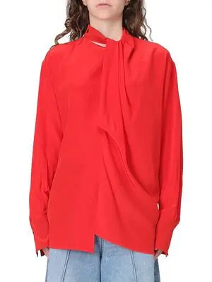 Victoria Beckham Draped Shirt - Red