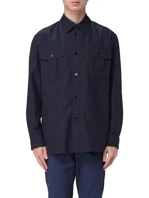 Brioni Long-sleeve Utility Shirt - Blue