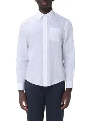 BLAUER. Linen Casual Shirt - White