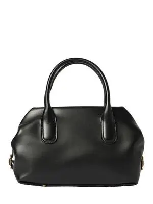 THEMOIRE Themoirè Talia Trunk Small Vegan Leather Bag Black