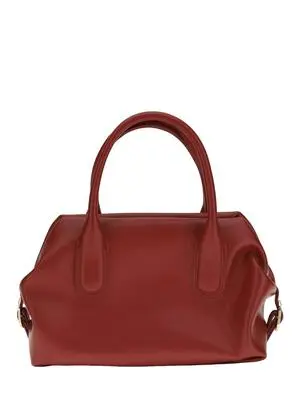 THEMOIRE Themoirè Talia Trunk Small Vegan Leather Bag Red