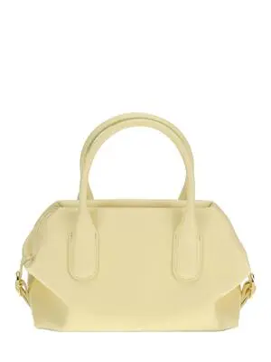 THEMOIRE Themoirè Talia Trunk Small Vegan Leather Bag Yellow