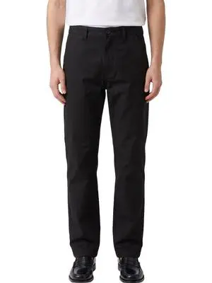 Burberry Cotton Twill Chino Trousers - Black