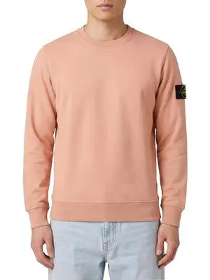 Stone Island Crewneck Sweatshirt - Nude