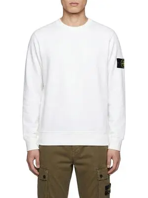 Stone Island Stone Island Crewneck Sweatshirt White