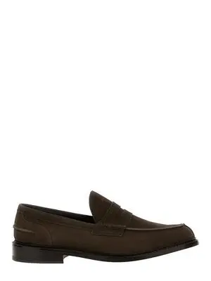 TRICKER'S Suede Loafers - Brown