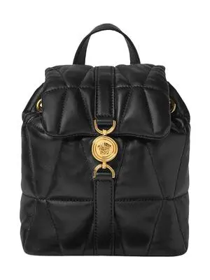 Versace Kleio Quilted Nappa Leather Backpack - Black