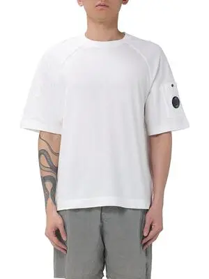 C.P. COMPANY Cotton T-shirt With Logo - White