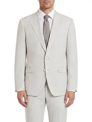 Dolce & Gabbana Single Breasted Wool Blazer - Grey