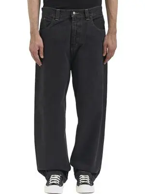 Carhartt Work In Progress Brandon Wide-leg Denim Jeans - Black