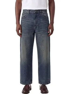 Carhartt Work In Progress Brandon Wide-leg Denim Jeans - Navy
