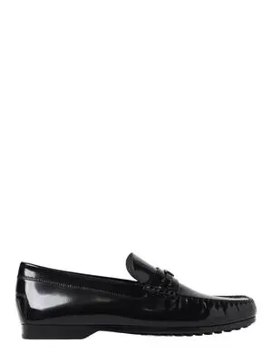 TOD'S Patent Leather Loafers - Black