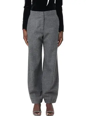 Emporio Armani Tailored Wide Leg Trousers - Grey