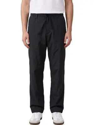 Dries Van Noten Cotton Blend Drawstring Trousers - Black