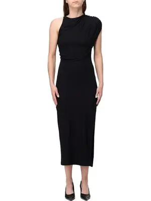 COURREGES Jersey Sheath Dress - Black