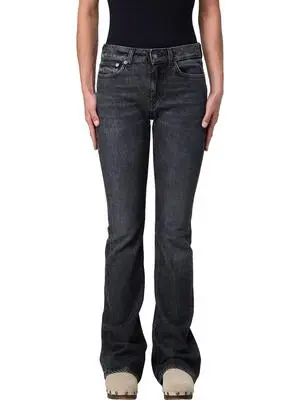 DONDUP Wash Flare Jeans - Black