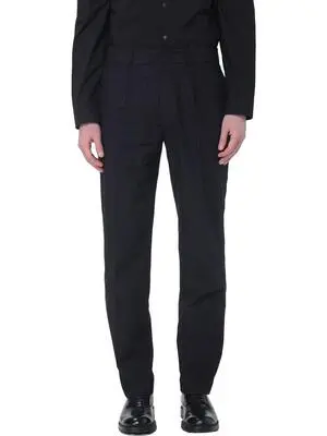 Emporio Armani Slim Fit Cotton Pants - Black