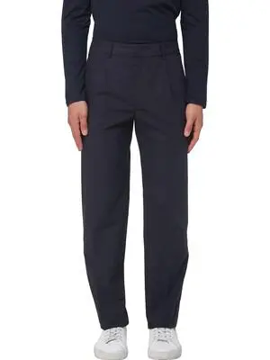 Emporio Armani Slim Fit Cotton Pants - Blue