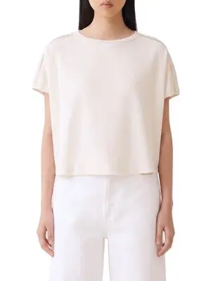 Fabiana Filippi Cotton Jersey T-shirt - Butter