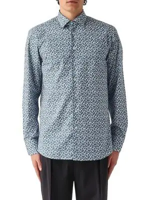 Etro Cotton Shirt With Paisley Print - Multicolor