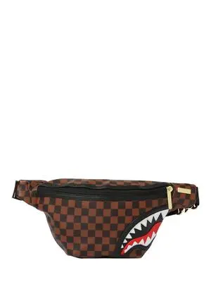SPRAYGROUND Checkerboard Shark Bite Belt Bag - Multicolor