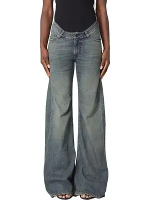 Balenciaga Wide Leg Jeans - Blue