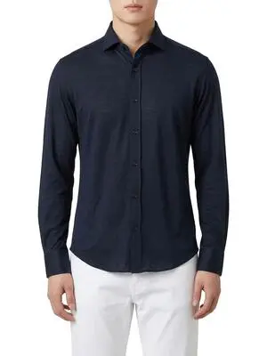 Brunello Cucinelli Casual Silk And Cotton Shirt - Black