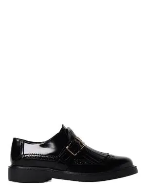 TOD'S Buckled Brogues With Fringe Detailing - Black