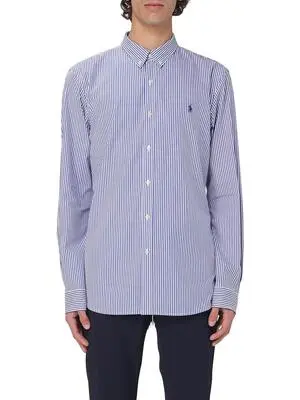 Polo Ralph Lauren Stretch Cotton Casual Shirt - Blue