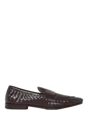 HENDERSON BARACCO Woven Loafers - Brown