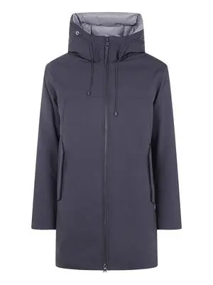PEOPLE OF SHIBUYA Hooded Coat - Black