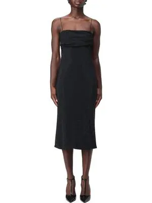 Philosophy Di Lorenzo Serafini Embellished Midi Dress - Black