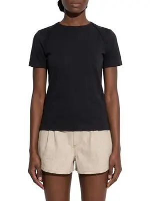 Jacquemus Organic Cotton T-shirts - Black