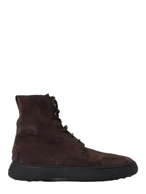TOD'S Lace-up Suede Boots - Dark