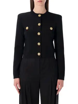 Balmain Button Detailed Jumper - Black
