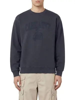 Carhartt Work In Progress Crew Neck Sweatshirt With Logo - Blue