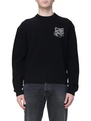 Maison Kitsuné Jumper With Emblem Detail - Grey