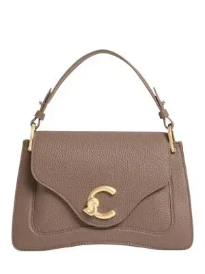 COCCINELLE C-me Mini Hammered Leather Bag - Brown