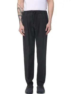 DONDUP Cotton Blend Drawstring Pants - Black