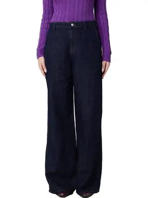7 For All Mankind Wide Leg Jeans - Blue
