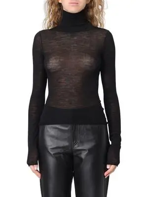 Patrizia Pepe High Neck Jumper - Black